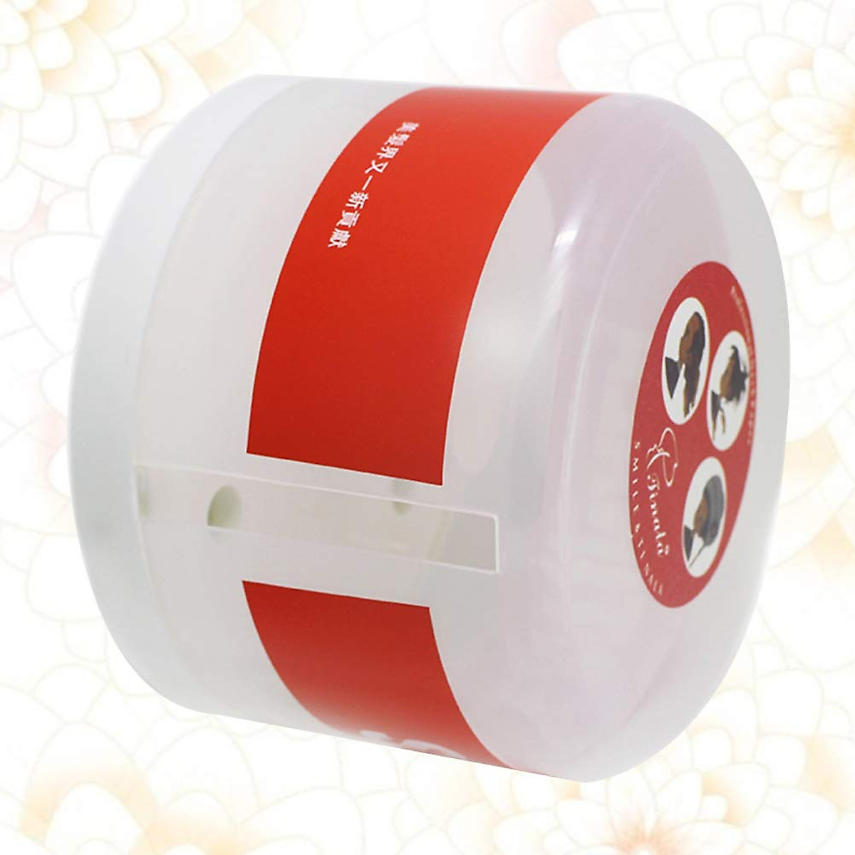 LEORX Neck Paper Dispenser Empty Neck Covering Paper Roll Clear Holder with Suction Cups Hair Cutting Collar Paper Strip Storage Plastic Case for Home Barber Shop