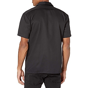 Dickies Men's Short-Sleeve Work Shirt, Black, 2X-Large