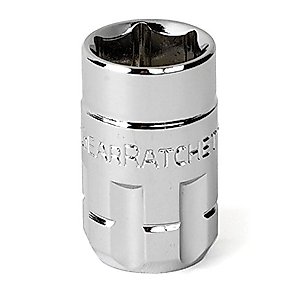 GEARWRENCH 1/4" Drive Pass-Thru™ Standard Metric Socket 10mm, 6 Point - 522100GR