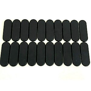 Lot of 20 25mm x 70mm Oval Bike Bases Bitz for Warhammer 40k & AoS Games Workshop