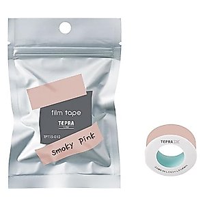 Tepra Lite Film Tape, Tape Width 0.59” from KINGJIM (Smoky Pink)