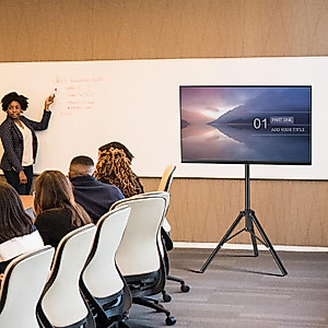 Portable TV Tripod Stand Tilt Mount for 32 to 55 inch LCD LED Flat Screen TV Display Floor Stand