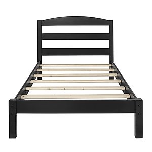 Dorel Asia DA7428-BK Bed, Twin, Black