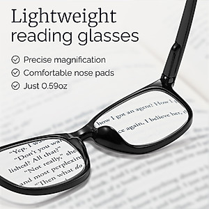 CCVOO Reading Glasses for Women/Men, Eyeglasses, Blue Light Readers for Women/Men, Computer Eye Glasses, Cheaters