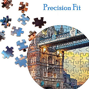 ELITELIVING-S 1000 Piece Puzzle for Adult Jigsaw Puzzles for Adults/Teens/Kids (1000 Piece London Tower Bridge Puzzles)