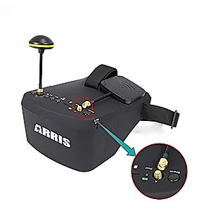 ARRIS EV800 5 Inches 800x480 FPV Goggles Video Glasses 5.8G 40CH Raceband Auto-Searching Build in Battery