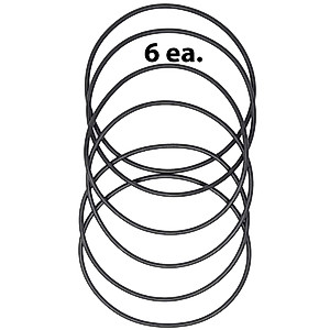 Kinetic Wares HHRING Fits GXWH40L, GNWH38S, GXWH30C, GXWH35F, GNWH38F (6 Pack) with Dow Molykote 111 O-Ring Lubricant and Scratch Free O-Ring Pick Tool