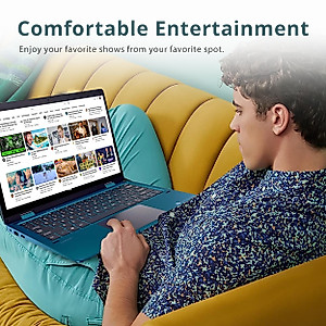 Gateway Newest Convertible Student Laptop, 11.6” HD 2-in-1 Touchscreen, Intel Celeron N4020, 4GB RAM, 64GB SSD, 1MP Webcam, THX Audio, Wi-Fi, Mini HDMI, 1 Year Office 365, Blue, Win10, 32GB USB Card