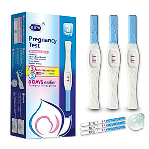 DAVID Pregnancy Tests Early Detection HCG Test for Fertility Women, Over 99% Accurate and Reliable Results, Pruebas De Embarazo 6 Days Before Missed Period for at-Home Use - 6 Count