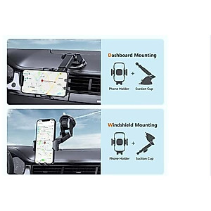 Car Phone Mount, Air Vent mobilePhone Holder for Car