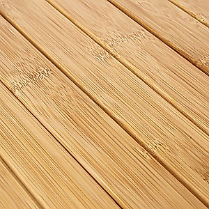 Clevr 44" Extra Large 3-Tier Natural Bamboo Shoe Rack Bench, with Storage Drawer on Top on Top, Entryway Shoe Organizer Seat Storage Shelf Hallway Furniture