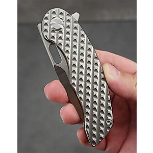 TwoSun M390 Blade TC4 Titanium Handle Pocket Folding Knife TS177 Maverick