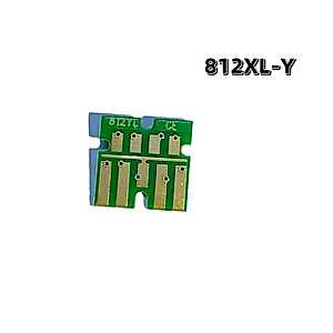 Replacement Chip for T812XL 812XL for Epson WF-7840 WF-7845 WF-7830 WF-7840 WF-7820 EC-C7000 Printer One Time Use Chip