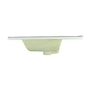Renovators Supply Manufacturing Luke 24" Drop-in Self-Rimming Rectangular Bathroom Sink in White with Overflow