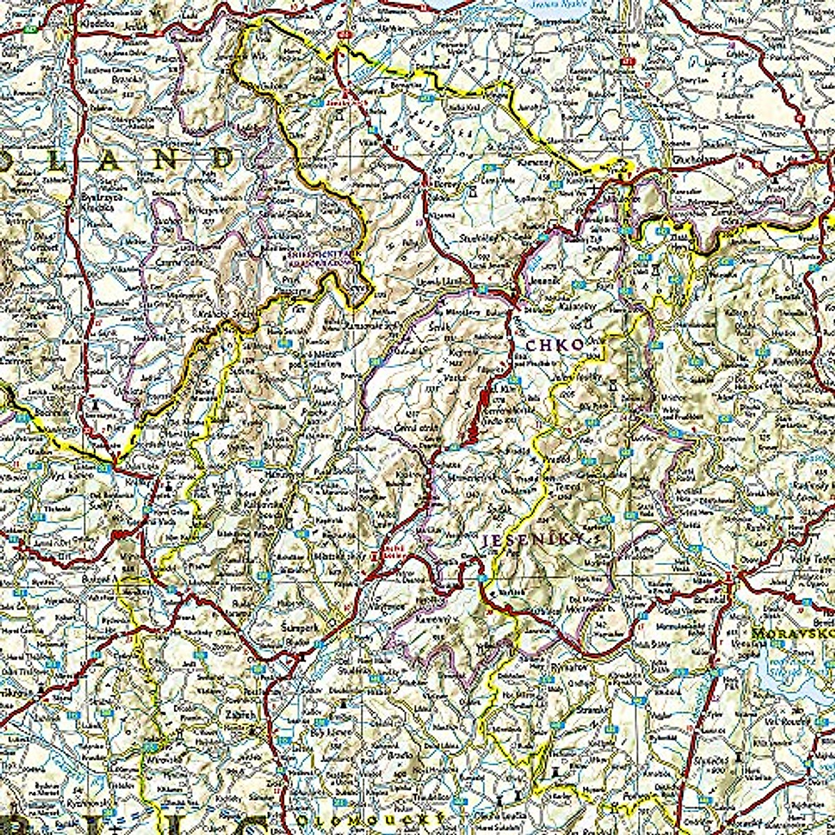 Czechia (Czech Republic) Map (National Geographic Adventure Map, 3322)