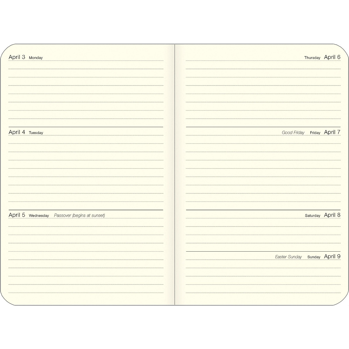 Kabarini 471010 National Park Weekly Planner, Starts January 2023, A6