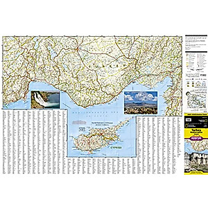 Türkiye (Turkey): Mediterranean Coast Map (National Geographic Adventure Map, 3019)