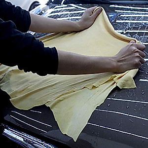 Car Nature Chamois Real Leather Washing Cloth Cleaning Towel Wipes Clean Cham H88 (60X90cm)