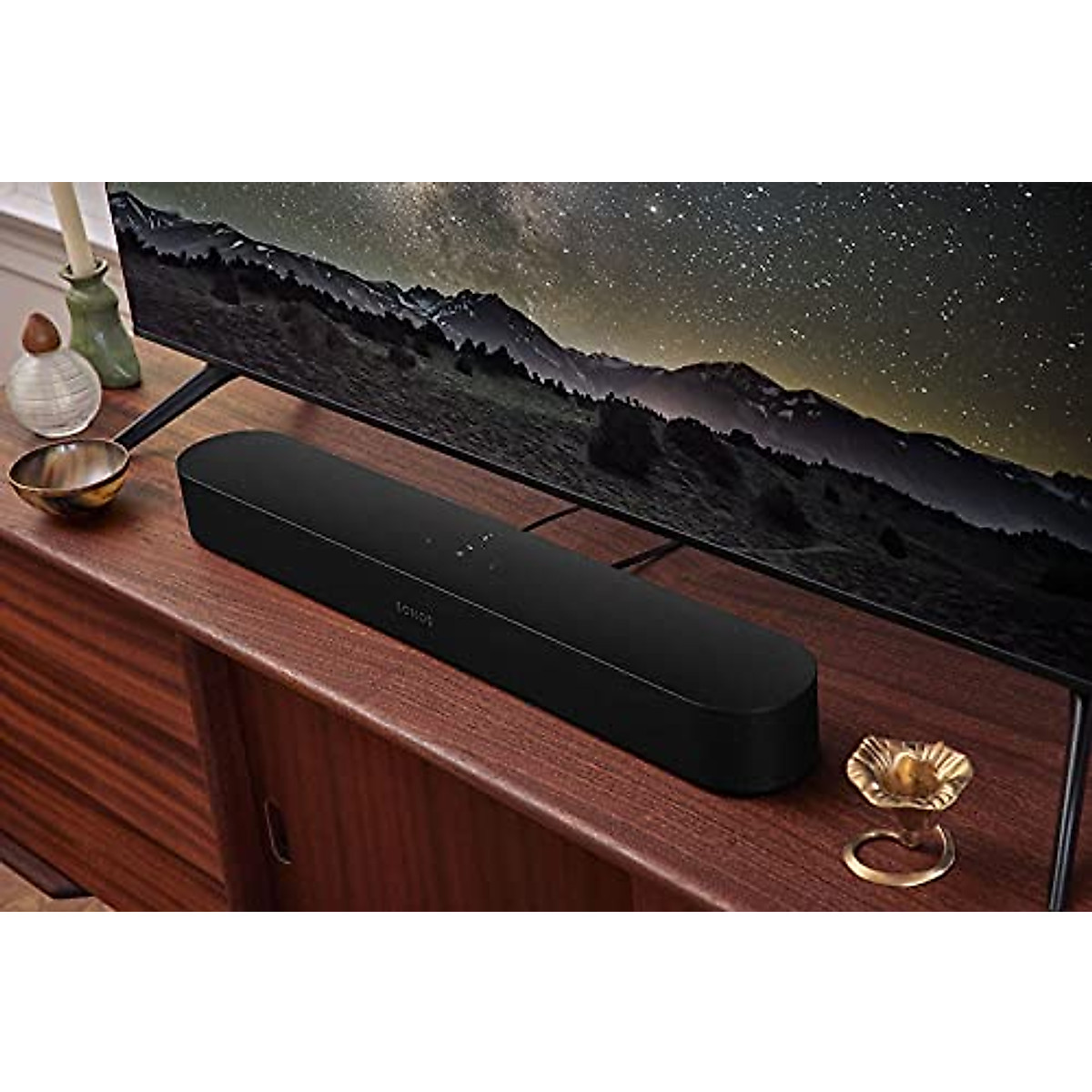 Sonos Beam (Gen 2). The compact smart soundbar for TV, music and more. (Black)