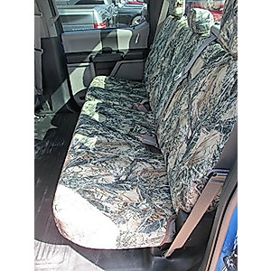 Durafit Seat Covers | Compatible With 2015-2019 Ford F150 2016-2019 F250-F550 Front And Rear Seat Cover Set | MC2 Camo Endura Waterproof Fabric | Read Every Detail To Get The Correct Truck Seat Covers