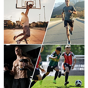 Roxdme 2 Pack Men's 3/4 One Leg Compression Capri Tights Pants Basketball Athletic Running