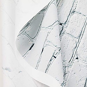 OUYIDA White Brick Wall Backdrop for Baby Shower Birthday Festival Themed Party 7X5FT Photography Background Adult Portrait Wallpaper Photo Video Shooting Studio Props PCK77