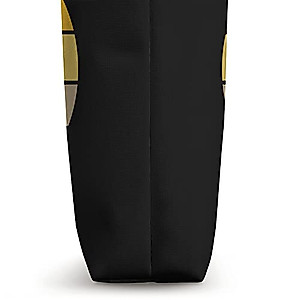 Vintage Black Cat Crochet Because Murder Is Wrong Crocheting Tote Bag