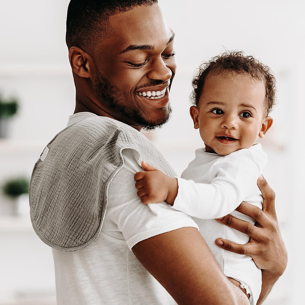 Muslin Burp Cloths for Baby,Organic Burping Cloths for Babies Boys Girls,Spit Up Rags Extra Soft and Absorbent 10 Pack