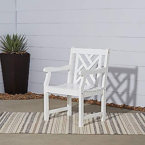 Vifah V1338 Bradley Outdoor Wood Armchair