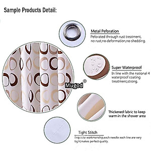 Mugod Pink Flamingo Shower Curtains Seamless Pattern Flamingo Standing on Tropical Leaves and White Background Decorative Bathroom Waterproof Fabric Shower Curtain with 12 Hooks 60 x 72 Inches