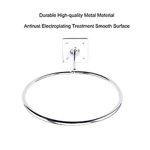 Giveme5 Wall-Mounted Basketball Rack, Metal Sports Ball Wall Holder Storage Rack Ball Mount Display Stand for Basketballs, Soccer Ball, Football, Volleyball, Exercise Ball – Screws Include (2 Pack)