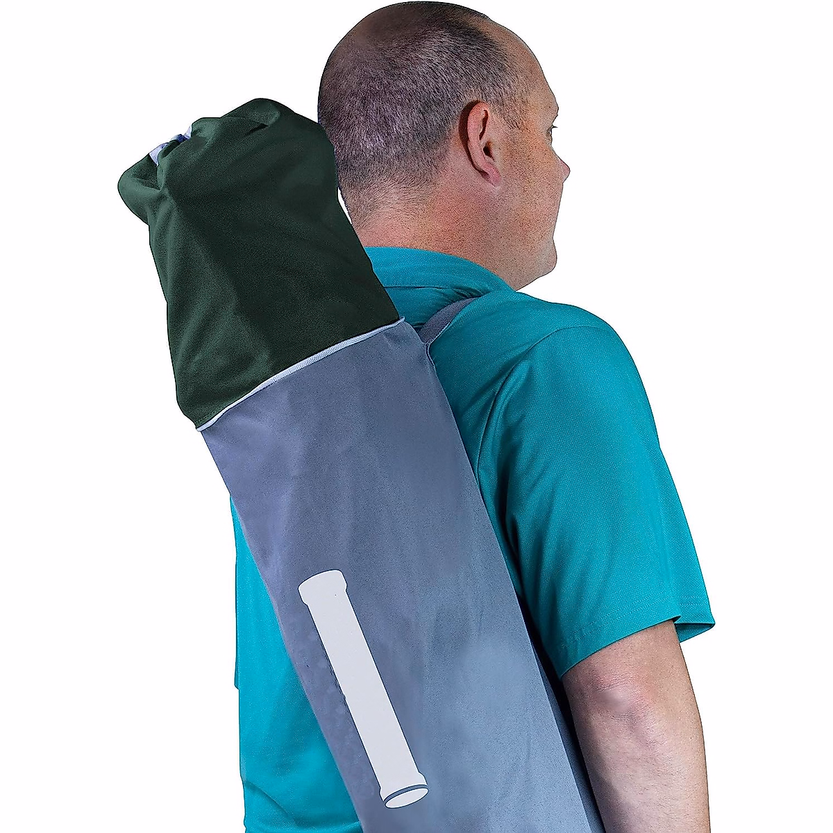 Green/Grey Outdoor Roadtrip Rocker: Your Collapsible Rocking Chair for Camping Adventures