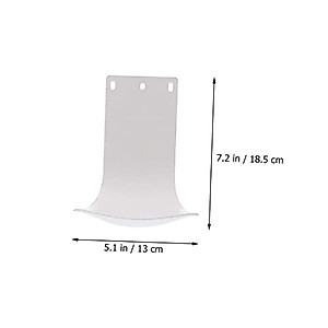 GANAZONO 12 pcs soap Dispenser Tray Dispenser Catch Tray soap Dispenser Bracket Laundry soap Dispenser Plastic Soap Dispenser Holder Laundry drip Trays Foam Floor abs Spray White