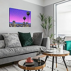 Surrealistic Work of Artist Hiroshi Nagai Retro Modern Art Pop Poster (3) Canvas Poster Wall Art Decor Print Picture Paintings for Living Room Bedroom Decoration Frame-style 20x16inch(50x40cm)