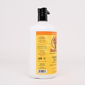 Jessicurl, Aloeba Daily Conditioner for Curly Hair, Citrus Lavender, 32 Fl oz. Leave in Conditioner and Detangling Conditioner for Fine Hair