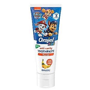 BCE Trends Paw Patrol Electric Toothbrush and Fluoride Toothpaste Set for Kids (Rubble)