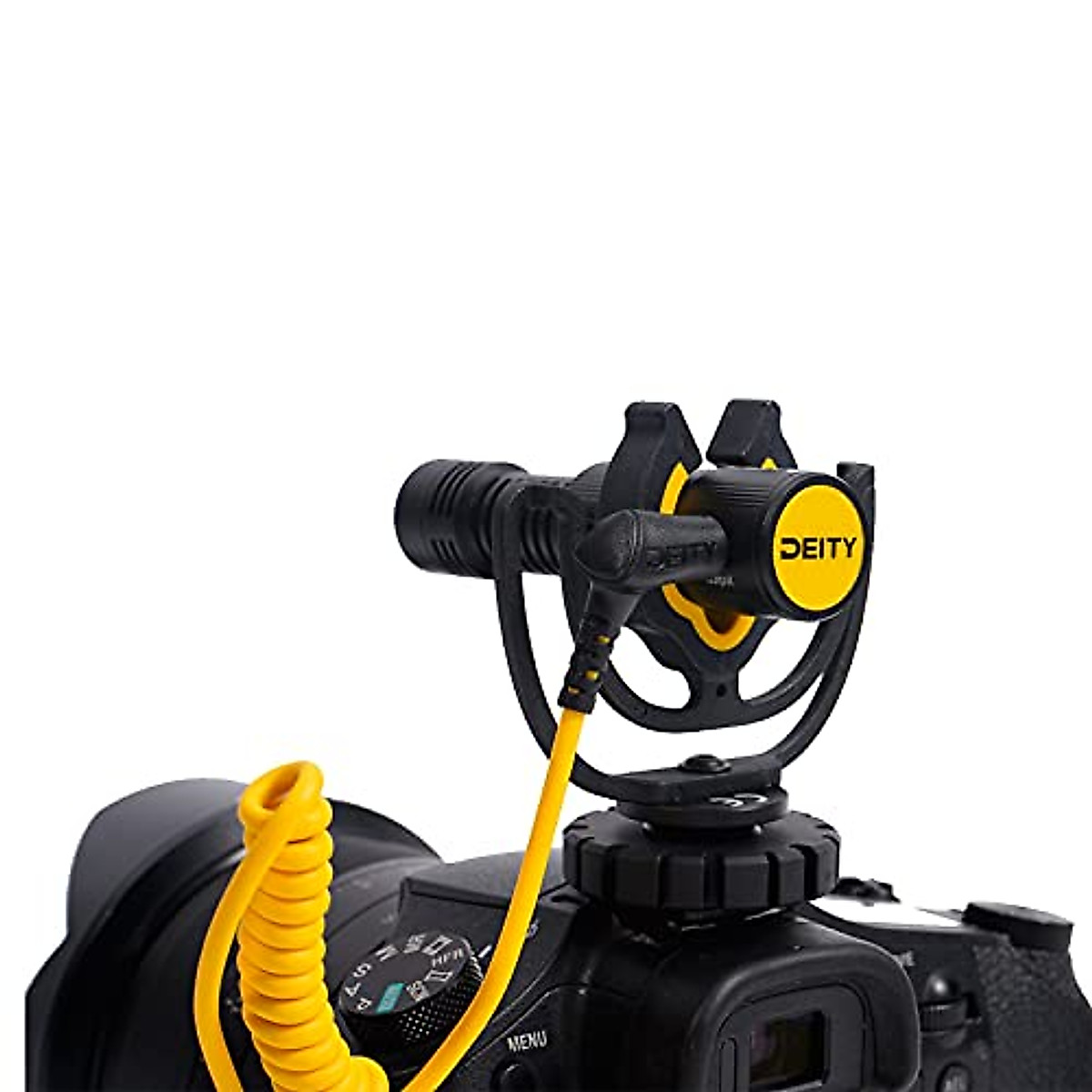 Deity V-Mic D4 Mini Video Microphone 20mph Wind Rating,Runs of 1-5V from Cameras,Phones,and Audio Recorders