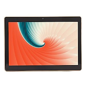 CHICIRIS Tablet, Octa Core CPU 10.1 Inch Black Tablet 1960 X 1080 IPS 6G RAM 128G ROM 100240V for Home on The Go (EU Plug)