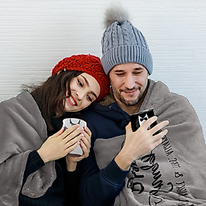 Giveena Wedding Gift For Couple 2024 Unique - Stainless Steel Wine Tumbler & 55x70 inch Fleece Blanket Bridal Shower Gifts - Cool Newlyweds Gifts & Christmas Presents For Newlyweds - Bride To Be Gifts