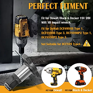 N415875 1/2" Anvil Replacement Impact Wrench Anvil Assembly, Fit for Dewalt/Black & Decker 18V 20V MAX XR for DCF899HB type1-3,DCF899HP type1-3