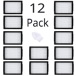 JoyBros 12-Pack Replacement HEPA Filter Compatible for iRobot Roomba Combo i,e,j Series:E5 E6 i1 i3 i4 i5 i6 i7 i8 J5 J6 J8 And All Plus Versions NOT for J9