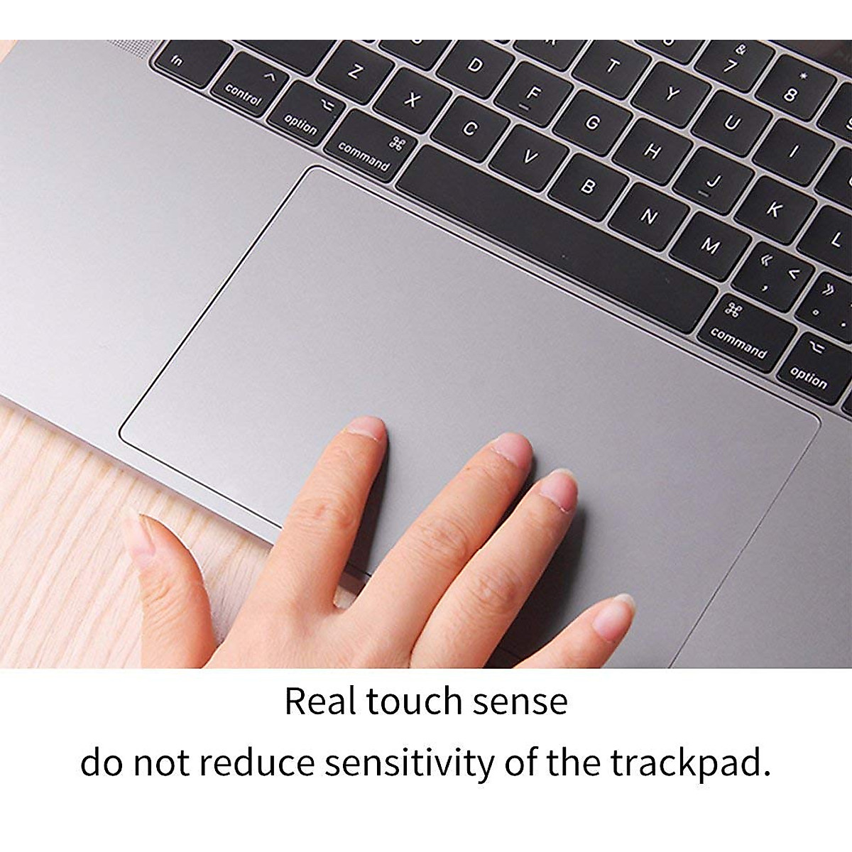 CaseBuy MacBook Air 15 inch Trackpad Protector Cover for 2025 2024 2023 MacBook Air 15.3" M4 M3 M2 Chip A3241 A2941 A3114 with Touch ID Clear Anti-Scratch Touch Pad Protector Skin -2PCS