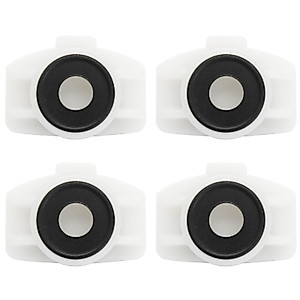 Luomorgo 4 Pcs Cup Seal & Diverter Gate Compatible with Bathtub Spout, Shower Tub Spout Replacement Parts