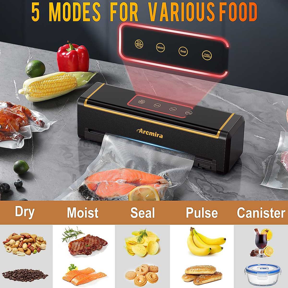 Vacuum Ultrasonic Jewelry Cleaner, 48KHZ Professional Jewelry Cleaning Ultrasonic Machine with 3 Time Modes, Portable Ultrasonic Cleaner