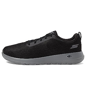 Skechers mens Go Walk Max - 54601 Sneaker, Black/Grey, 11 X-Wide US