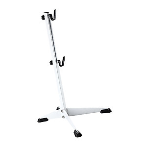 kowaku Bicycle Repair Stand Bikes Work Stand Parking Stand Anti Slid Multifunctional Bike Floor Rack Height Adjustment for Apartment, Basement, White