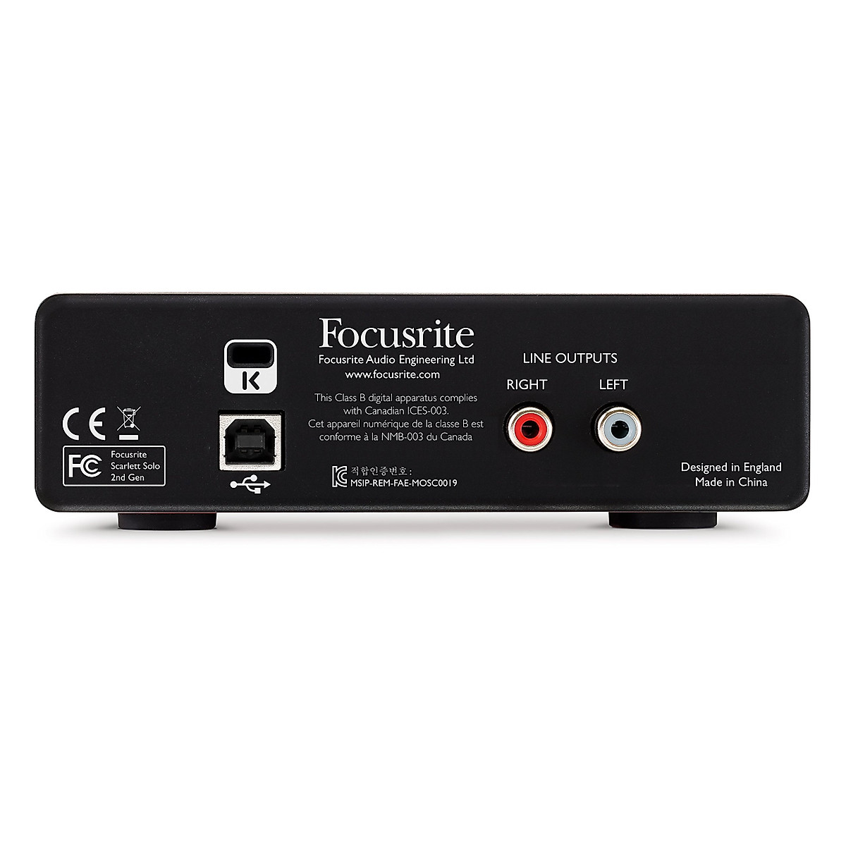 Focusrite Scarlett Solo (2nd Gen) USB Audio Interface with Pro Tools | First