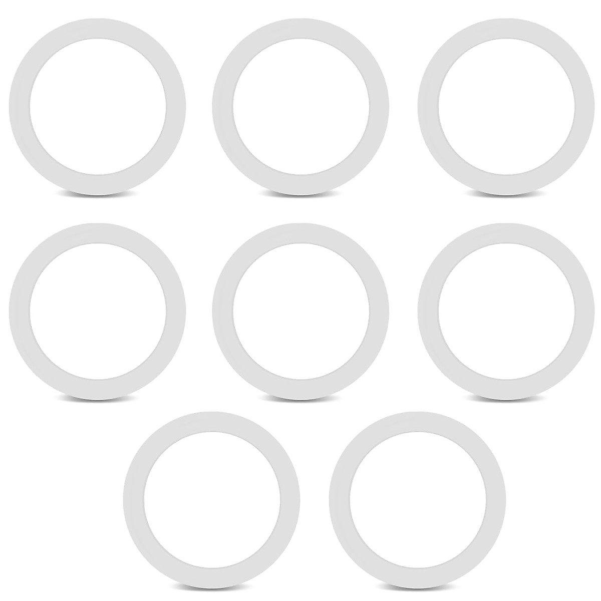 Gasket Seal Ring Replacement for Aluminium Stovetop Coffee Maker Pots 3 Cups & 4 Cups Spare Food Grade Silicone (Better Than Rubber) -8 PACK