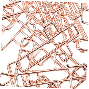 STOBOK 500 pcs Shape Exquisite School Bible Ornaments Organizer Small Metal Paperclips Bookmark Ticket Office Invitation Portable Creative Paper File Party Reading Files Modeling Book