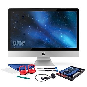 OWC 4.0TB SSD Upgrade Bundle for 2011 iMacs, Mercury Extreme Pro 6G SSD, AdaptaDrive 2.5" to 3.5" Drive Converter Bracket, in-line Digital Thermal Sensor Cable, Installation Tools